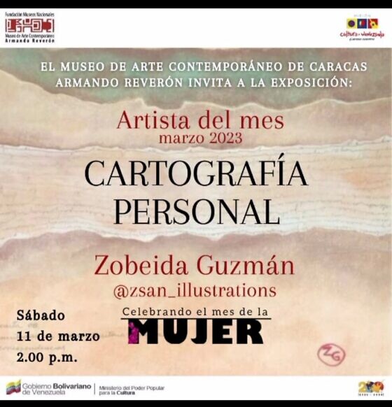 Zobeida Guzmán presenta “Cartografía personal” como artista del mes en ...