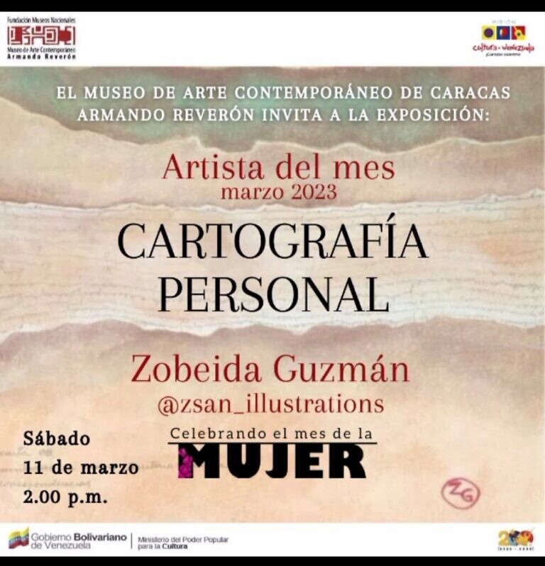 Zobeida Guzmán presenta "Cartografía personal" como artista del mes en ...
