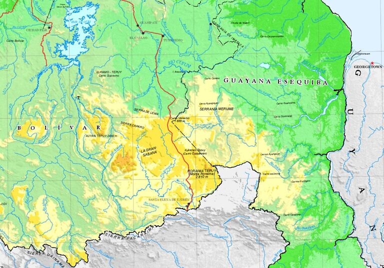 Descargue aquí el nuevo mapa de Venezuela con el Esequibo, en alta ...