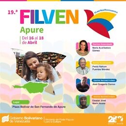La 19.ª Filven llegará al estado Apure - Alba Ciudad 96.3 FM